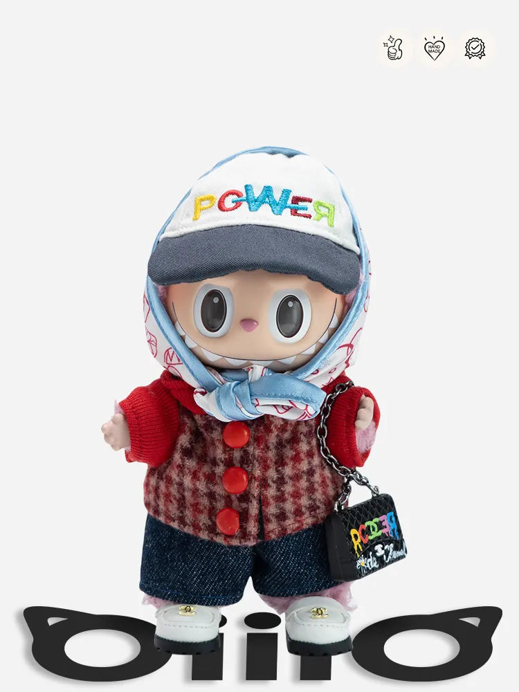 LABUBU Clothes G-Dragon Red Power Outfit – oiiio